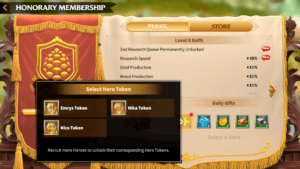 Honorary Membership Information & Tips | Call Of Dragons Guide