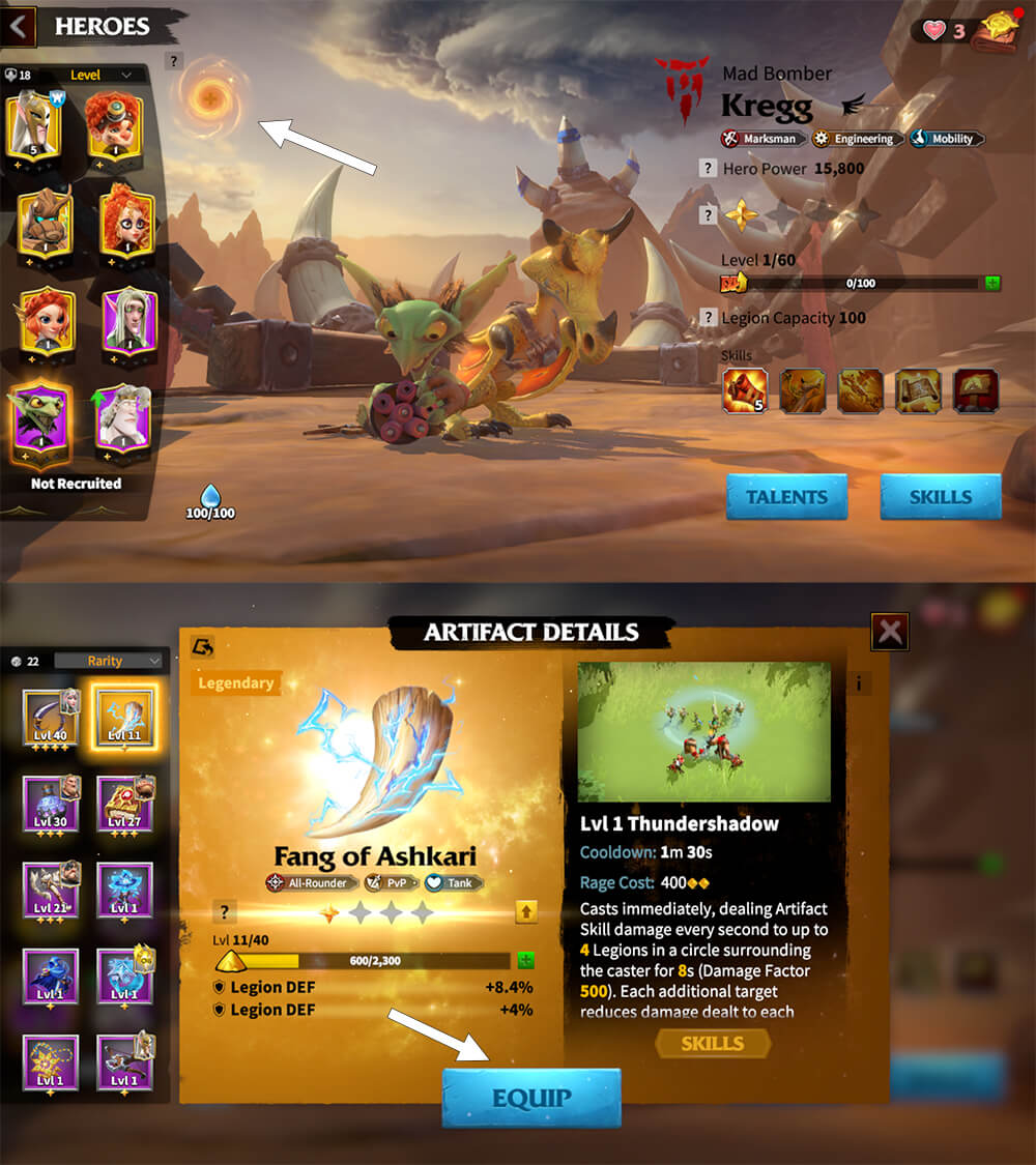 Artifacts Ultimate Guide & List | Call Of Dragons