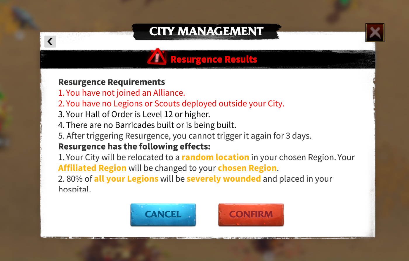 How To Resurgence (Reset Region & Policies) - Detailed Guide